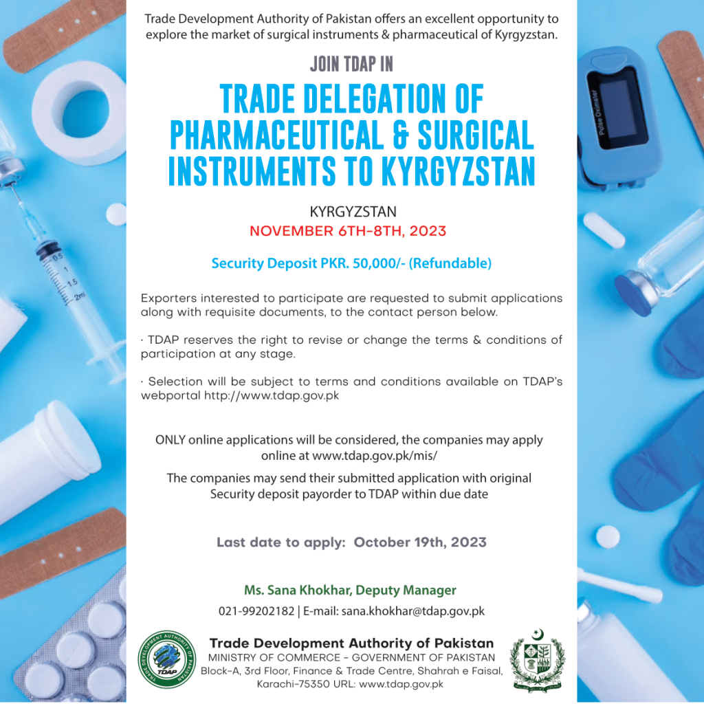 International Exhibition - Trade Development Authority of Pakistan (TDAP)